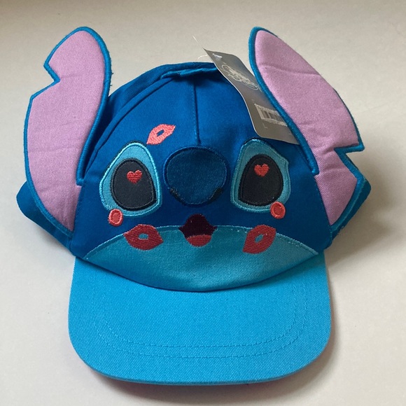 Disney | Accessories | New Stitch In Love Hat Disney Kids Hat Lilo And ...